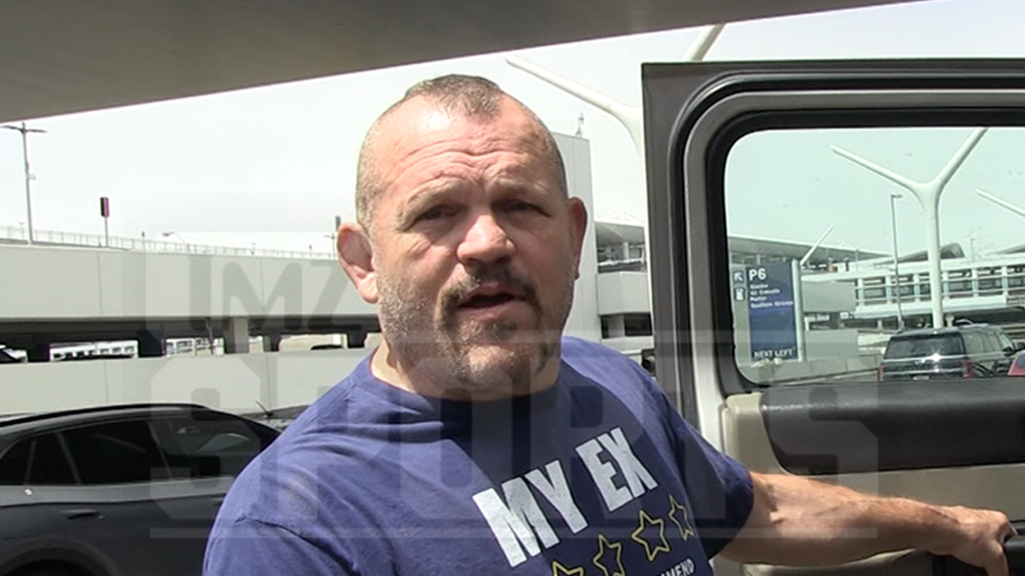 Chuck Liddell Shows Off Massive Tricked-Out Hummer At LAX - S.L.A.T.E.