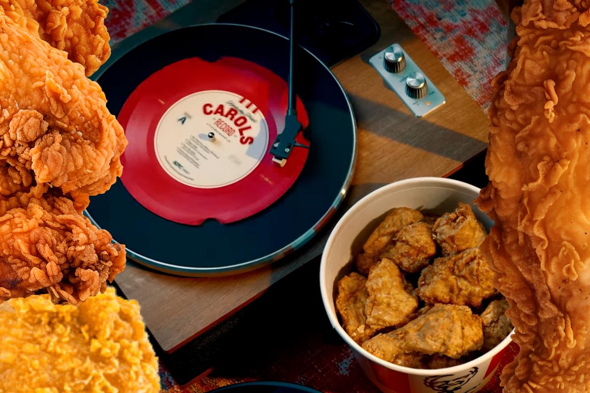 KFC Turns Iconic Chicken Bucket Lid Into Playable Vinyl Record - S.L.A.T.E.